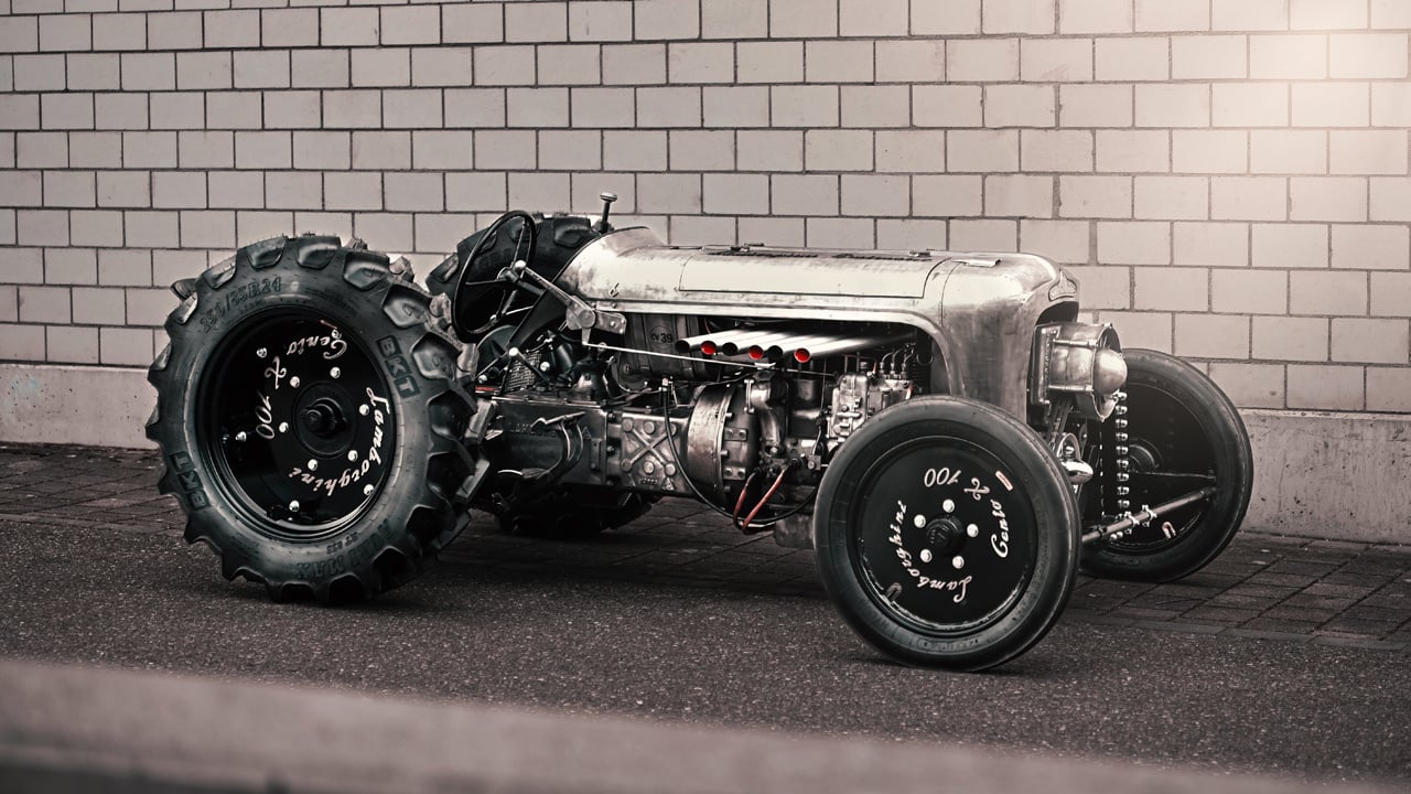 » Tractor Turned Sculpture